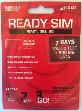 Ready Sim 7 DAY ตั้งค่าซิม activate sim ใช้ที่อเมริกา
